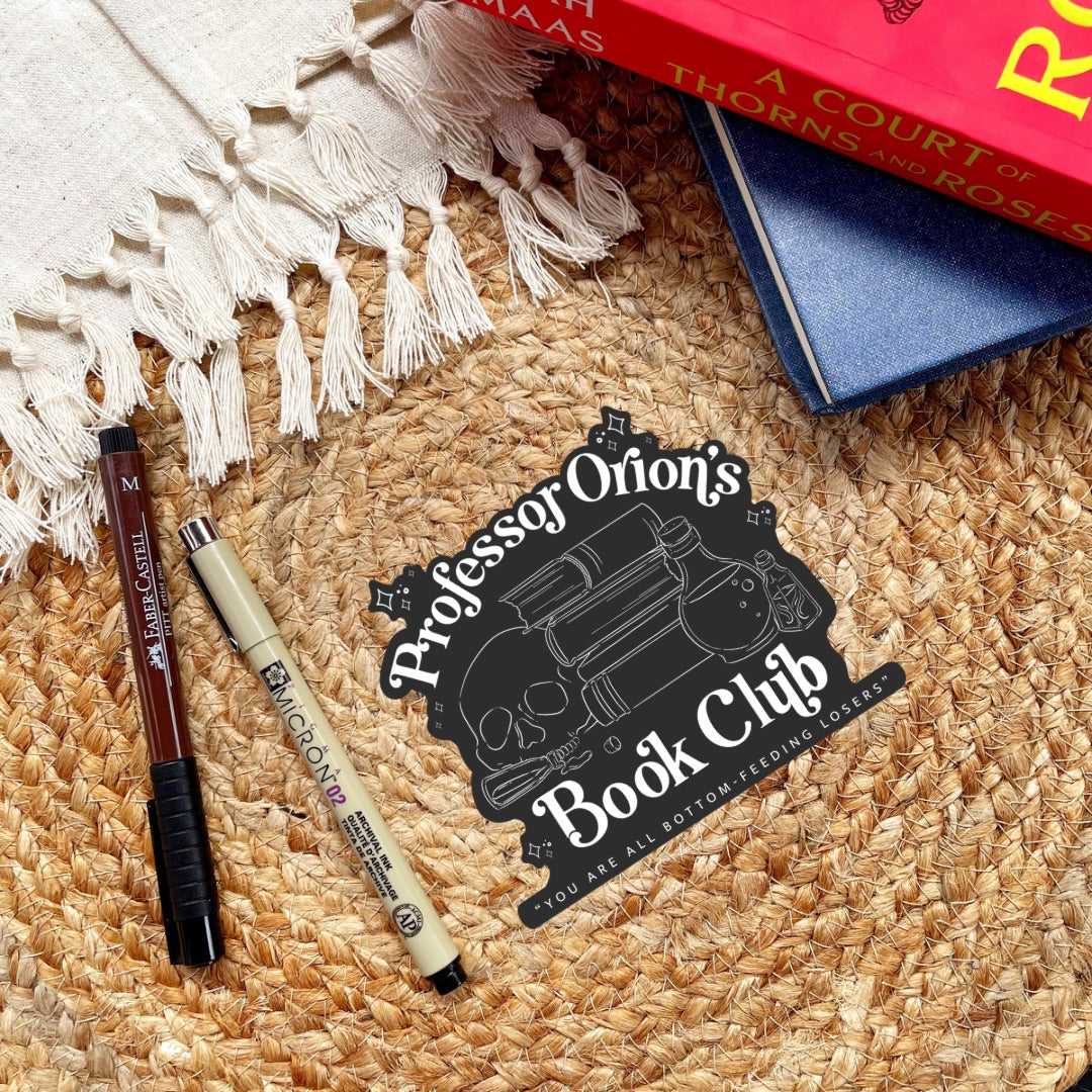Zodiac Academy Professor Orion’s Book Club Sticker | Officially Licens ...