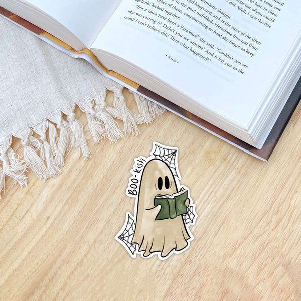 Boo-kish Ghost Sticker | Watercolor Dark Academia Ghost – Serafine Art ...
