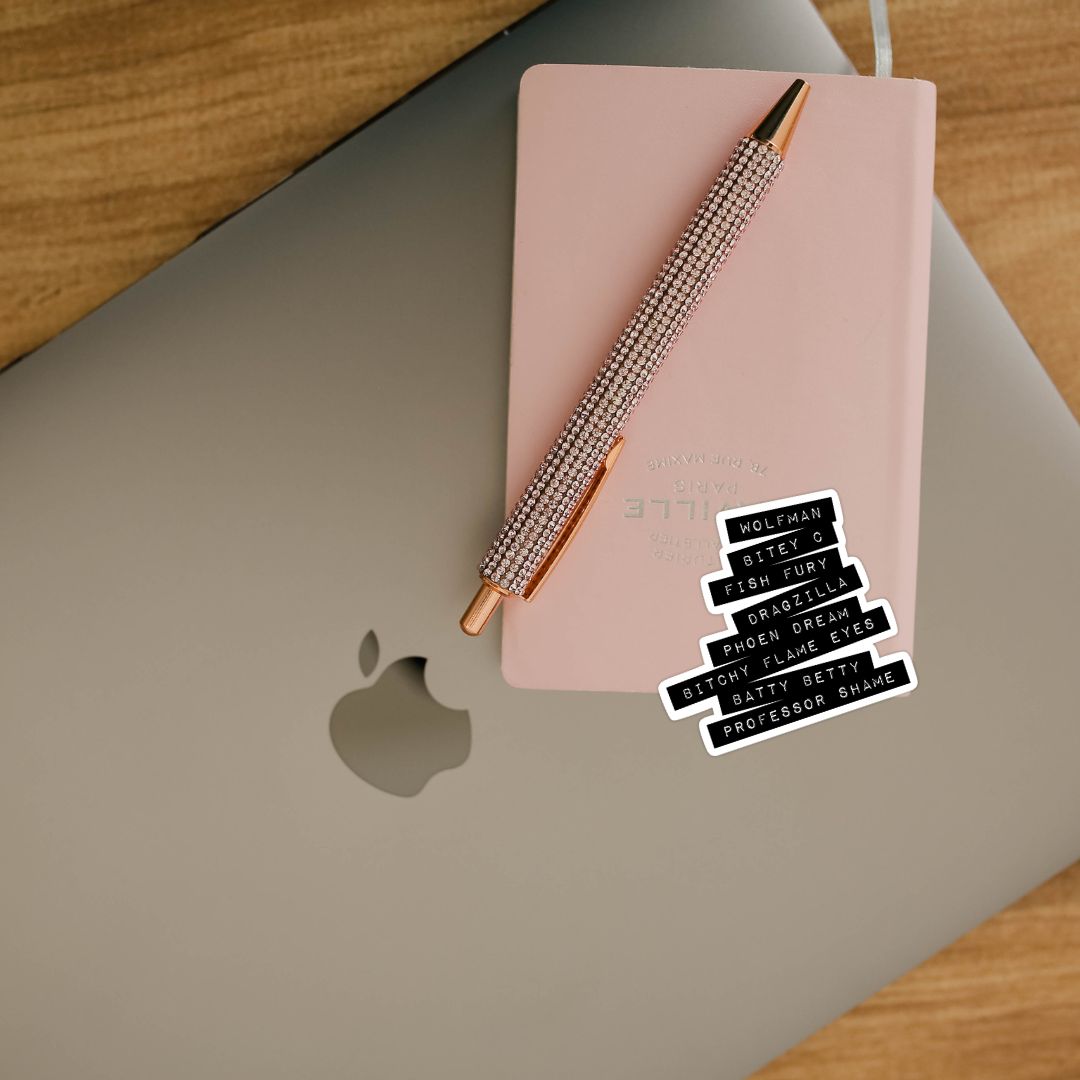 Zodiac Academy Seth's Nicknames Sticker - Officially Licensed ...