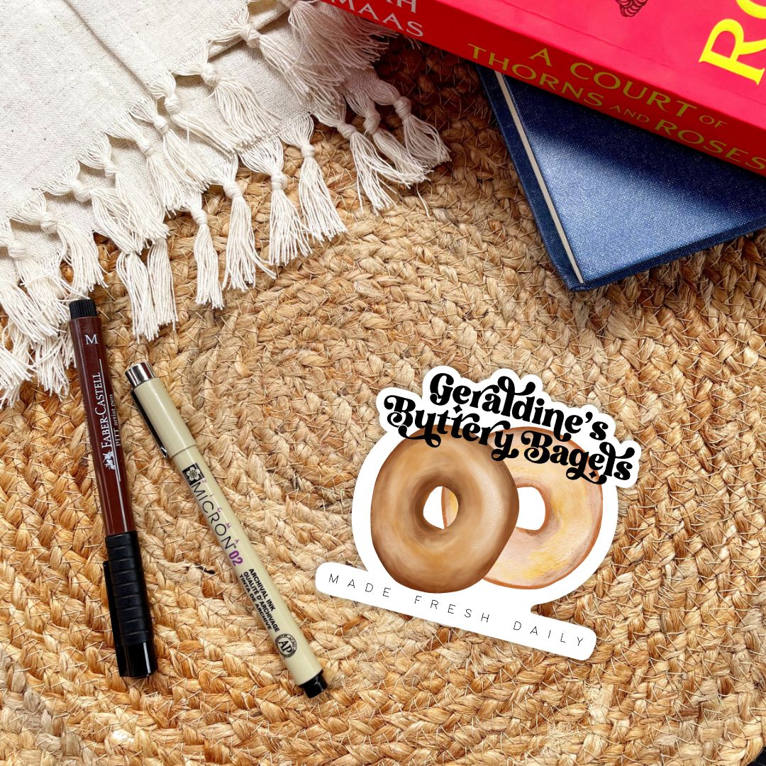 Zodiac Academy Geraldine Sticker | Buttery Bagels | Officially License ...